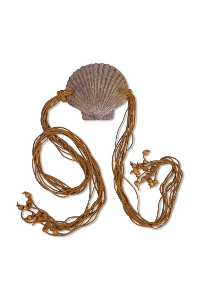 1970s Seashell Statement Belt With Beaded Fringe Selected By Ritual ...