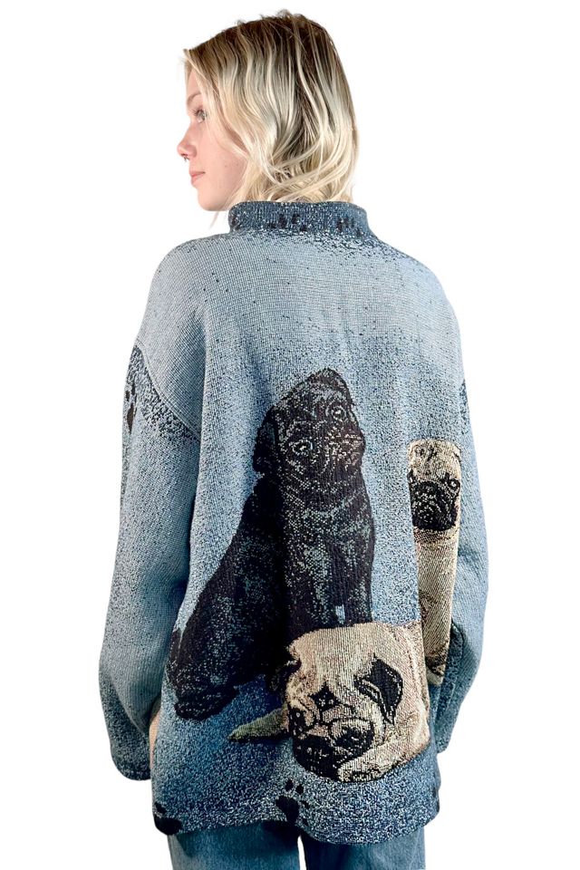 Vintage 1990's Woven Pug Jacket Selected By Afterlife Boutique | Free ...