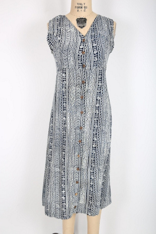 Blue Batik Dress Selected by Love Rocks Vintage | Free People
