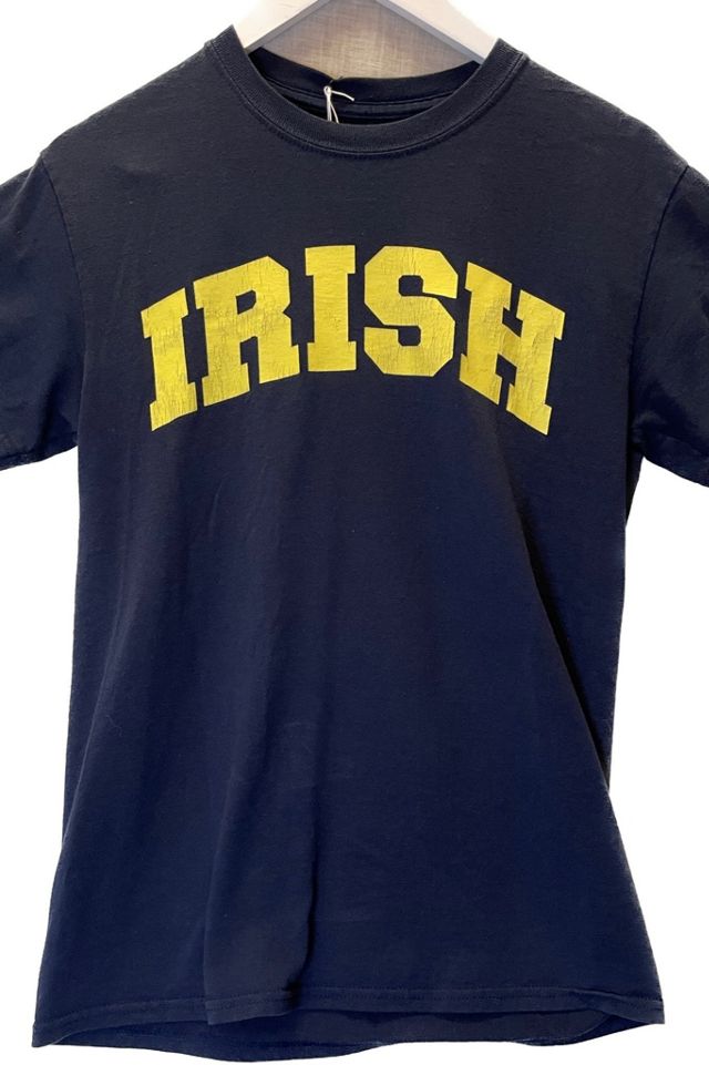 Vintage Notre Dame IRISH Graphic Tee Shirt Selected by Nomad Vintage ...