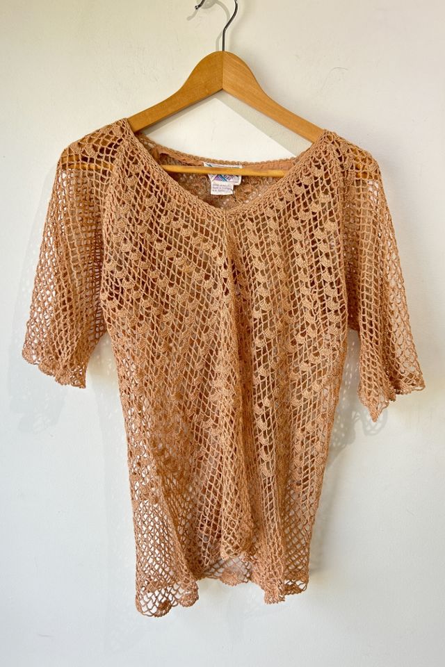 Vintage Crochet Top Selected by The Curatorial Dept. | Free People