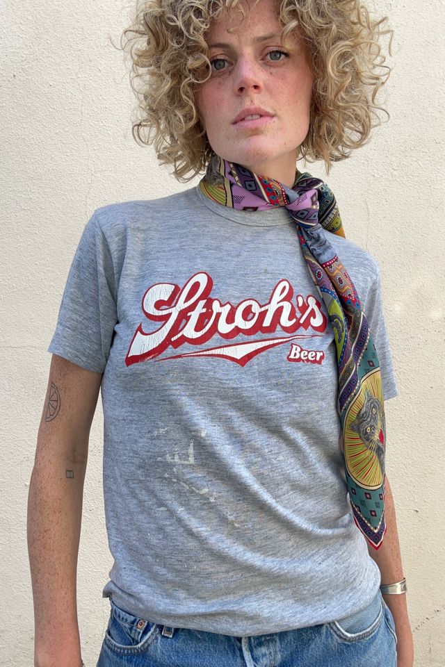 Vintage Stroh's Beer Tee Selected by The Curatorial Dept. | Free People