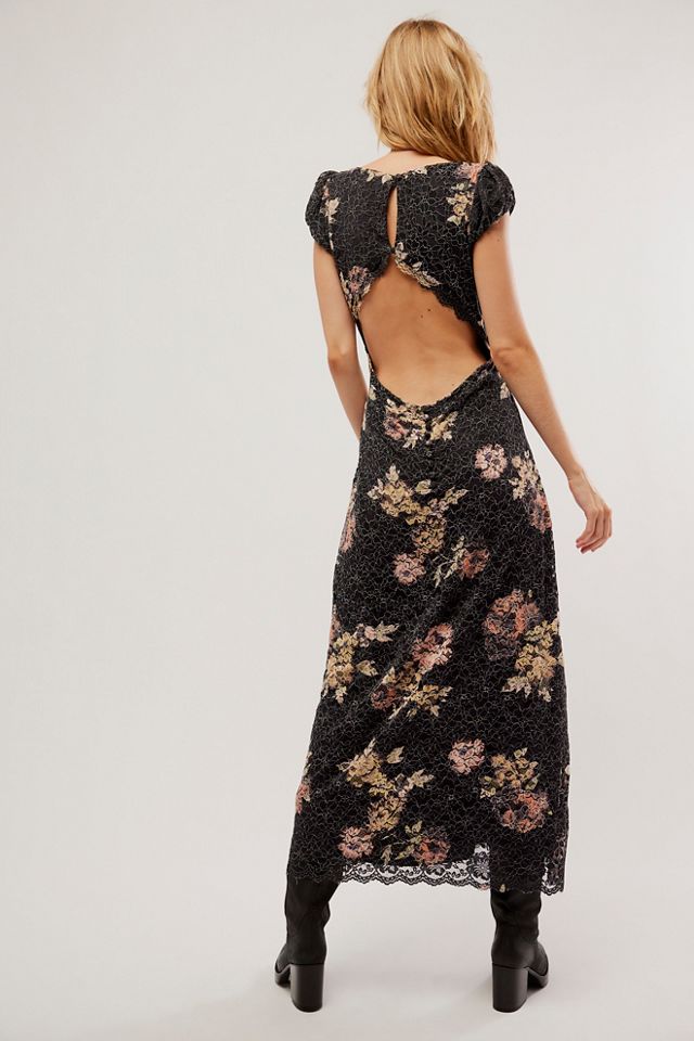 Butterfly Babe Lace Maxi Dress Free People