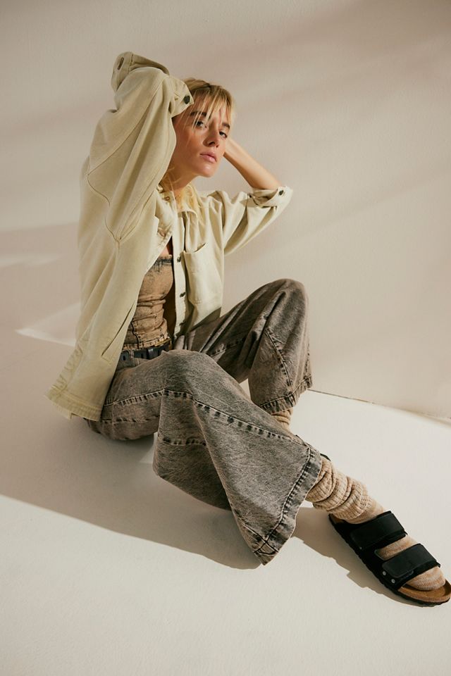 Fp X Tricia Fix Reworked Equinox Denim Trousers Free People