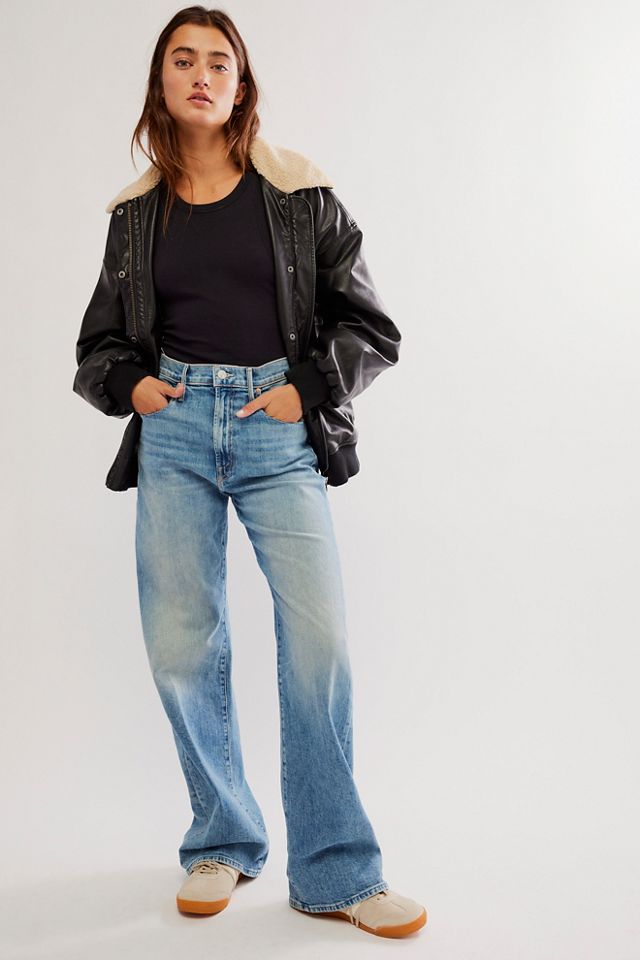 MOTHER The Lasso Sneak Jeans | Free People