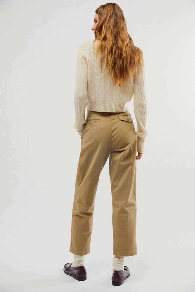 Dockers Original Khaki High Pleated Trousers | Free People