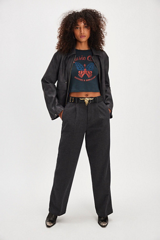 Dockers Original High Pleated Wide-Leg Trousers | Free People