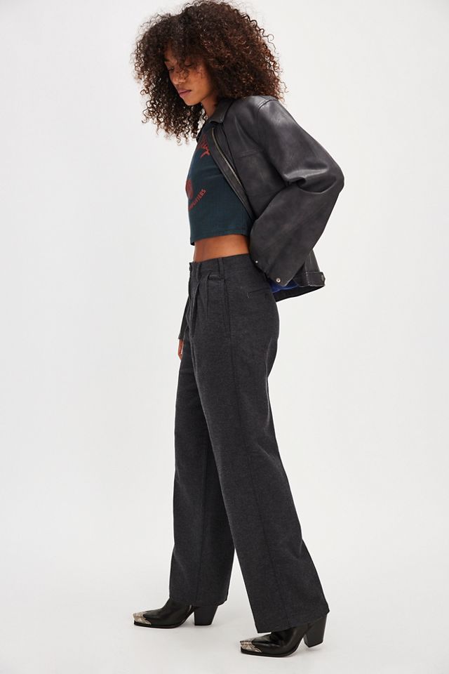 Dockers Original High Pleated Wide-Leg Trousers | Free People