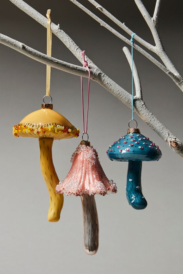 Frostfield Mushroom Ornaments | Free People