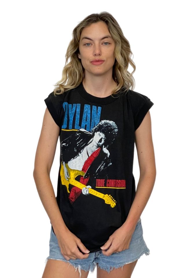 Vintage 1986 Bob Dylan Concert T-Shirt Selected By Villains Vintage ...