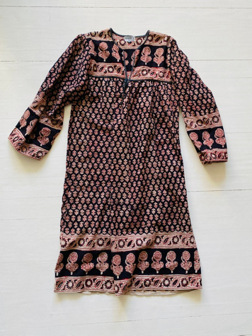 Boho Block Print Vintage Dress Selected by Atlantic Vintage | Free People