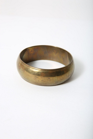 Dull Gold Metal Bracelet Bangle Selected by Love Rocks Vintage | Free ...