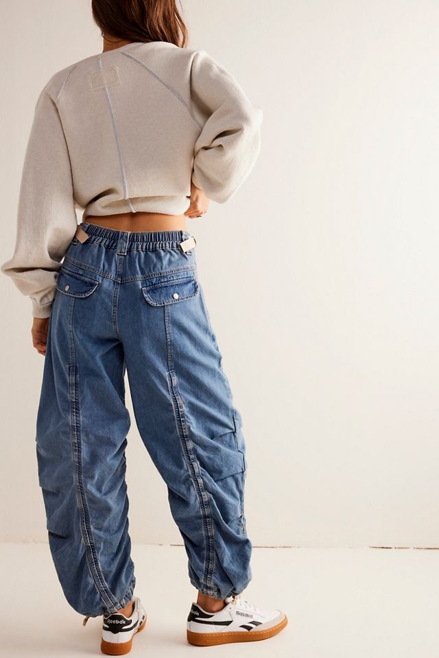 We The Free In A Cinch Denim Pull-On Jeans | Free People