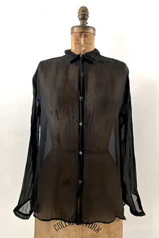 Silk Dropped Arm Button Down Shirt Selected by Pip-Squeak Chapeau ...