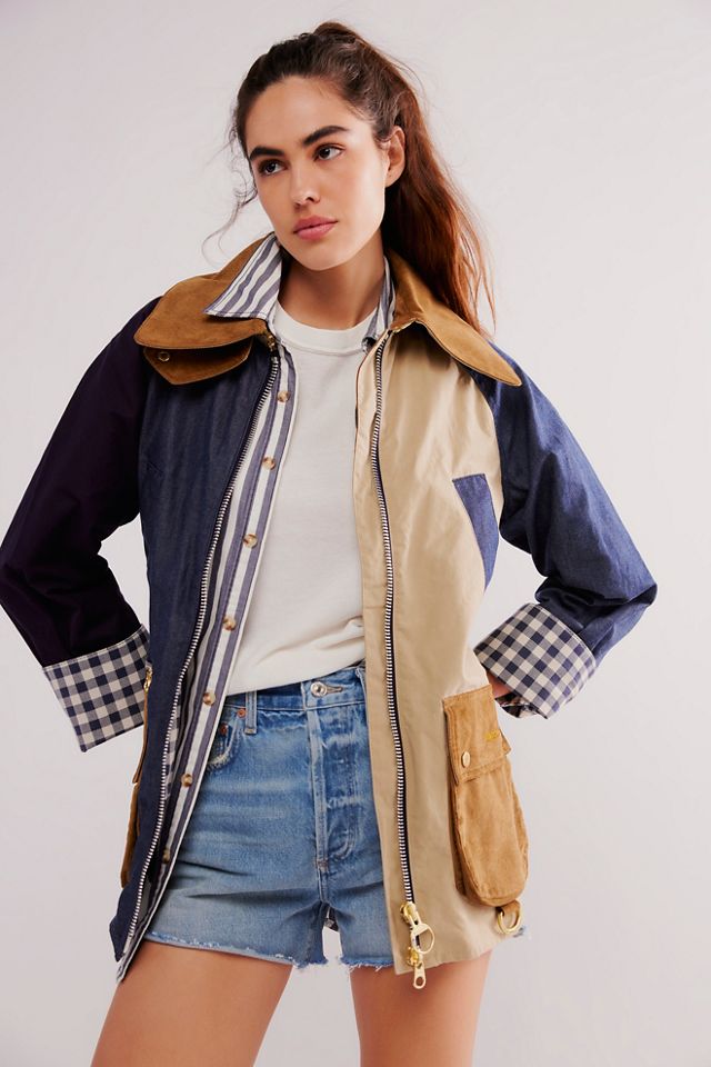 Barbour Gunnerside Patch Showerproof Jacket | Free People