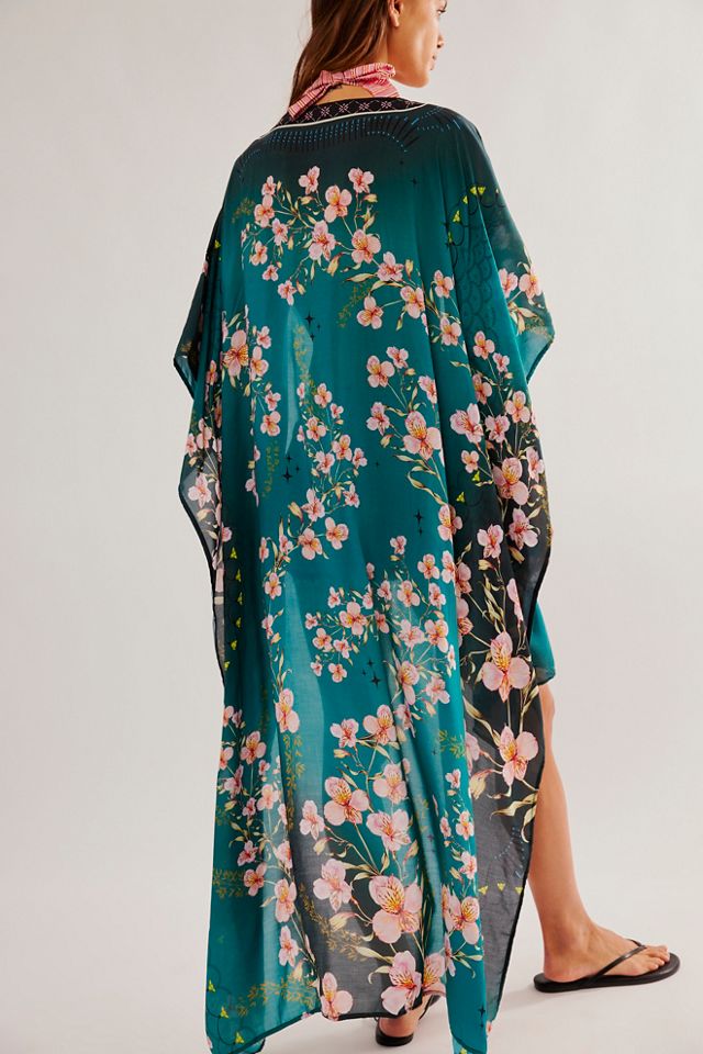 Dara Placed Print Duster | Free People