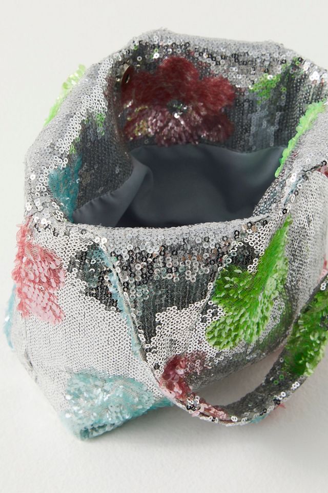 Pastel Posies Sequin Mini Purse | Free People