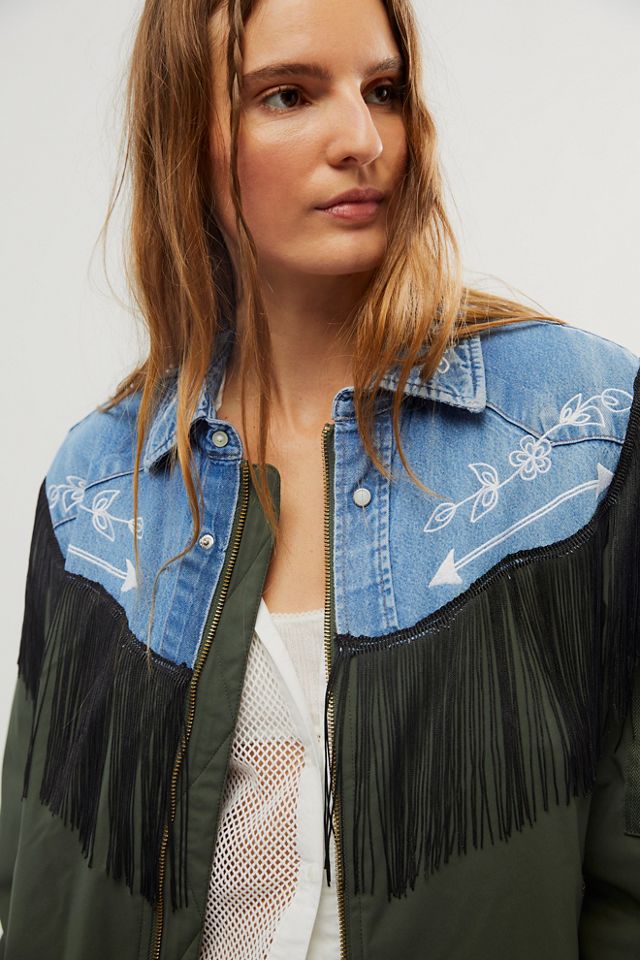Tricia Fix Western Bomber Jacket | Free People UK