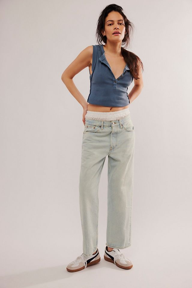 RE/DONE Loose Crop Jeans | Free People UK