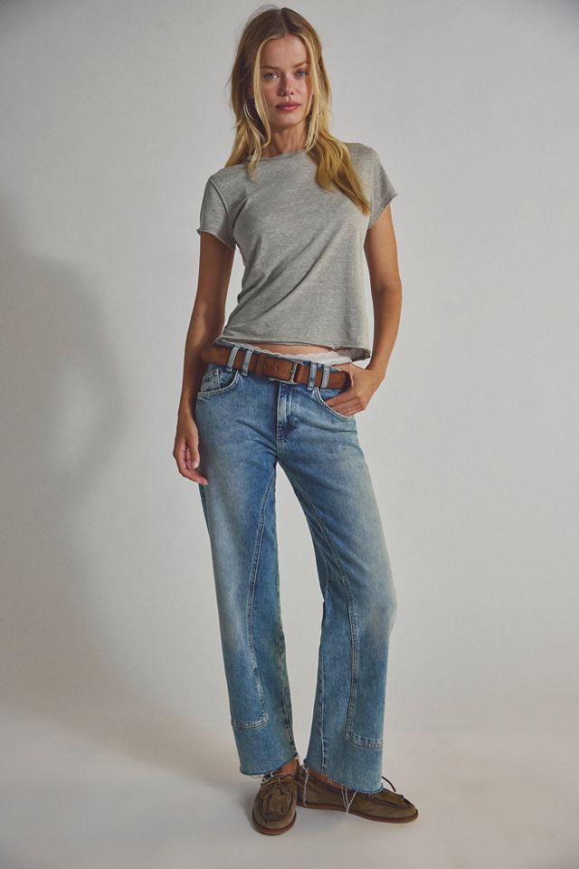 We The Free Risk Taker Mid-Rise Jeans | Free People