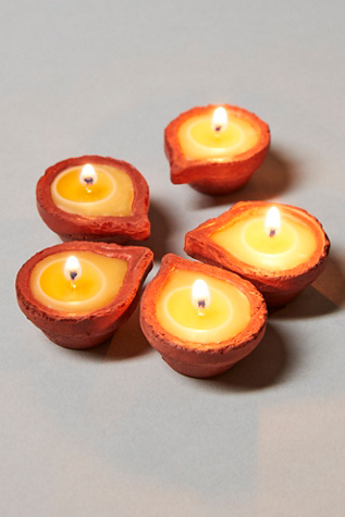 Mini Diya Tealights Set | Free People