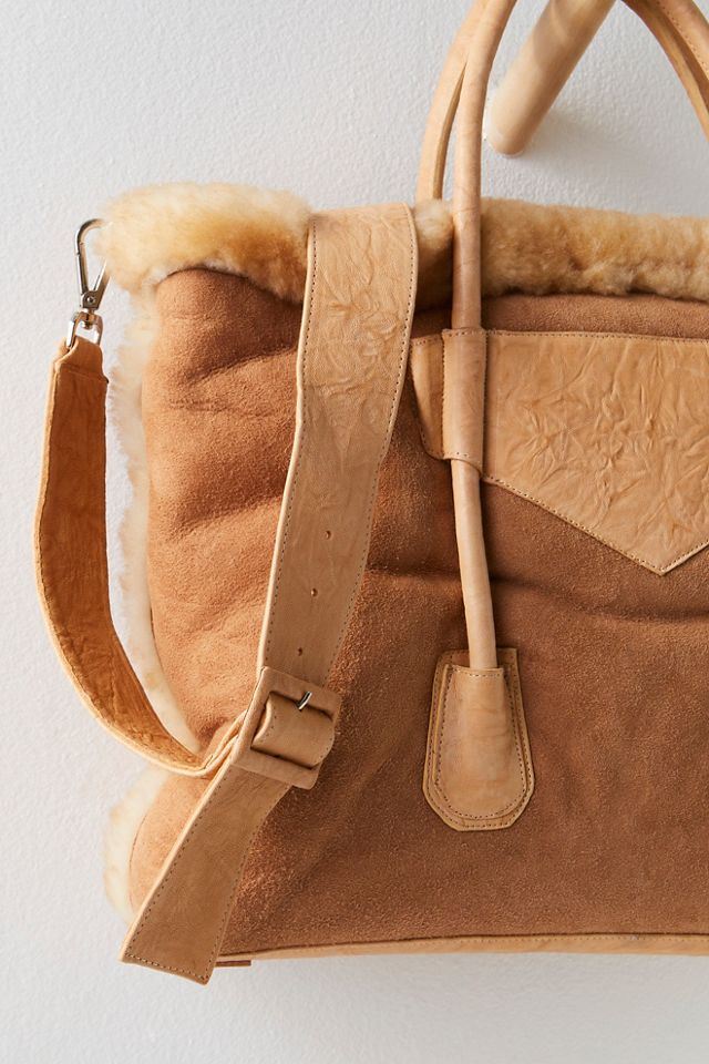 Sezar Shearling Tote | Free People