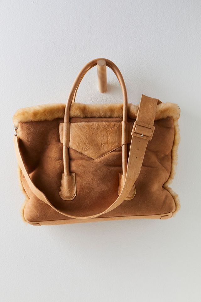 Sezar Shearling Tote | Free People