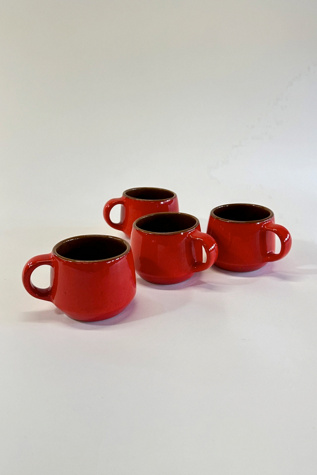The Huron House Vintage Red Frankoma Cups | Free People