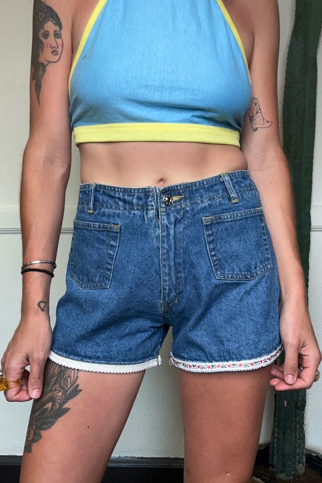 Vintage Denim Shorts with Ric-Rac Selected by Grievous Angel Vintage ...