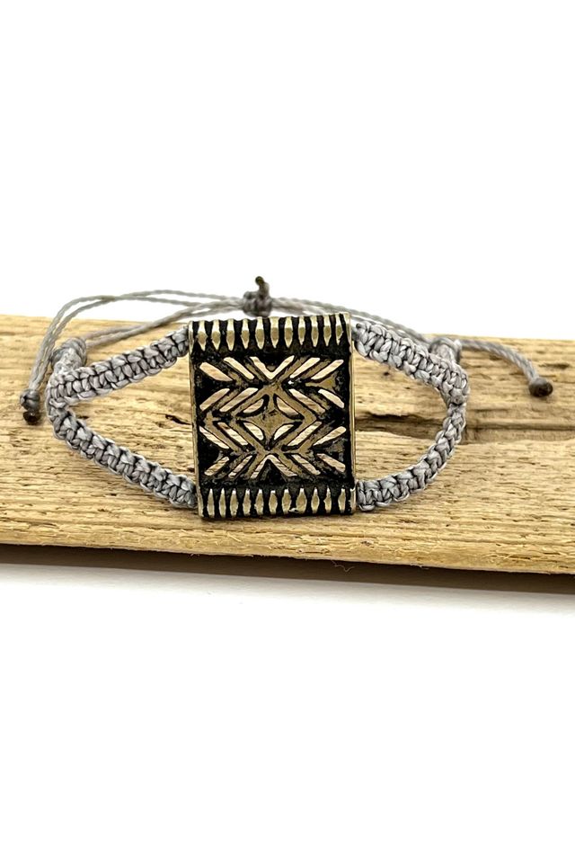 Nancy Melet Grey Days Warrior Bracelet | Free People