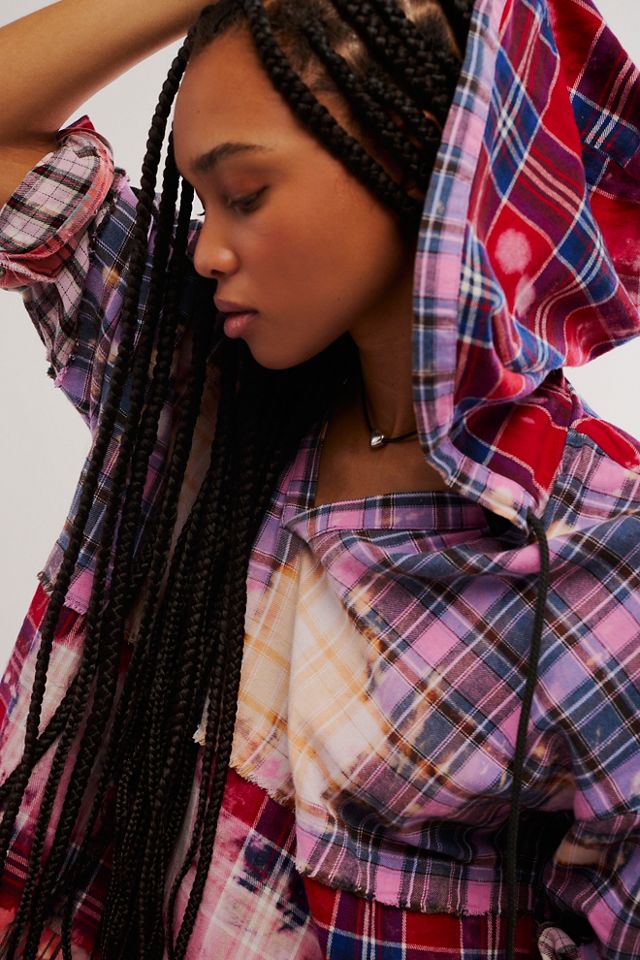 FP x OneTeaspoon Split Flannel Hooded Top | Free People
