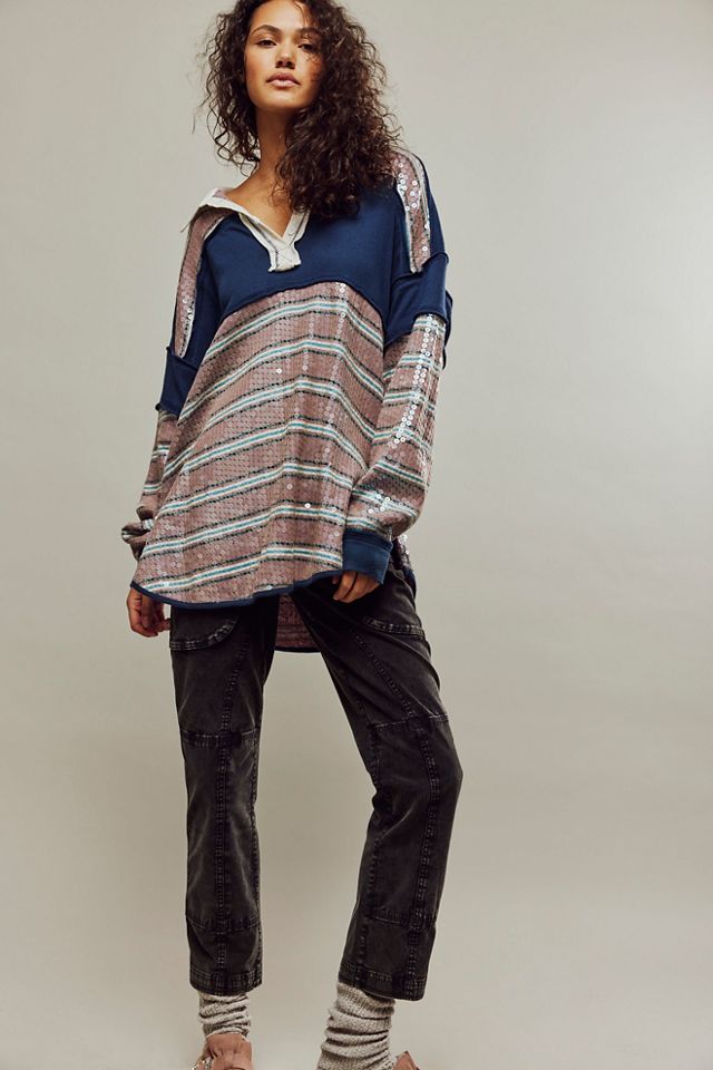 We The Free Party Favors Rugby Tee | Free People