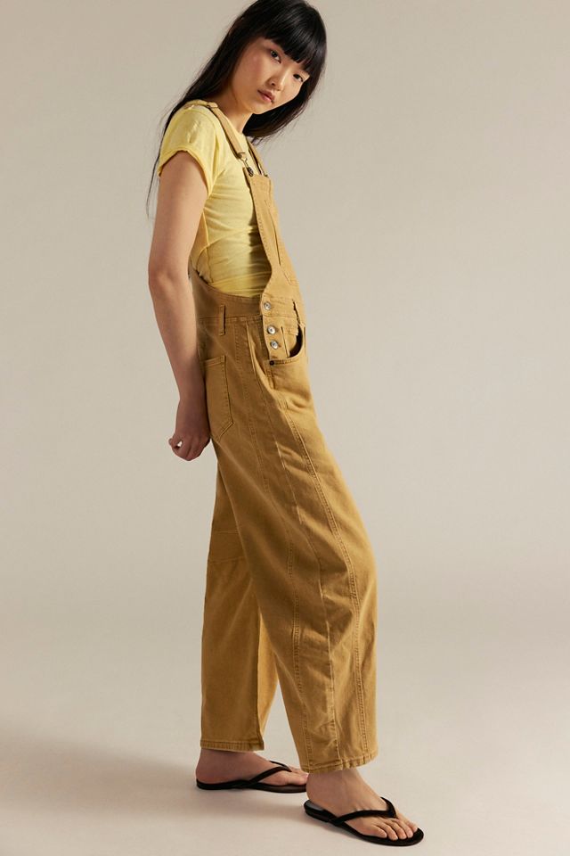 We The Free Good Luck Barrel Dungarees | Free People UK