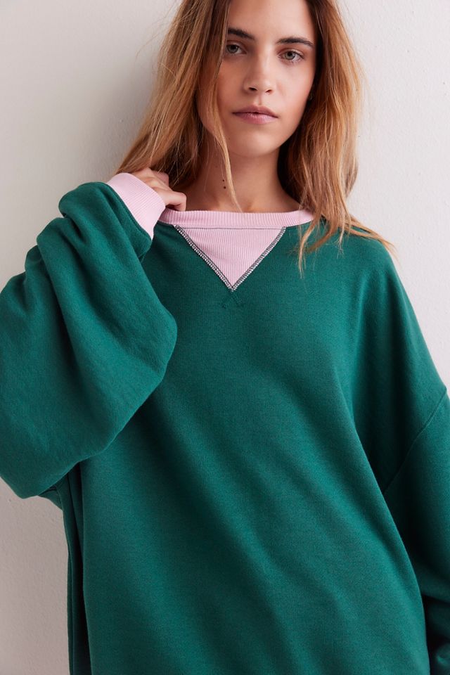 Classic Crew Colorblock Sweatshirt | Free People