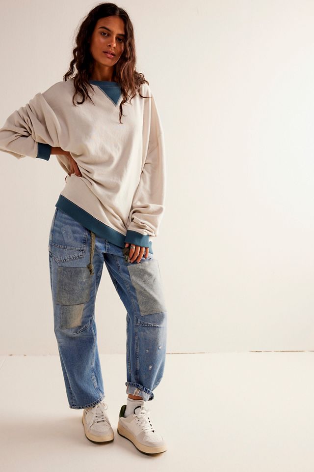 Classic Crew Colorblock Sweatshirt | Free People