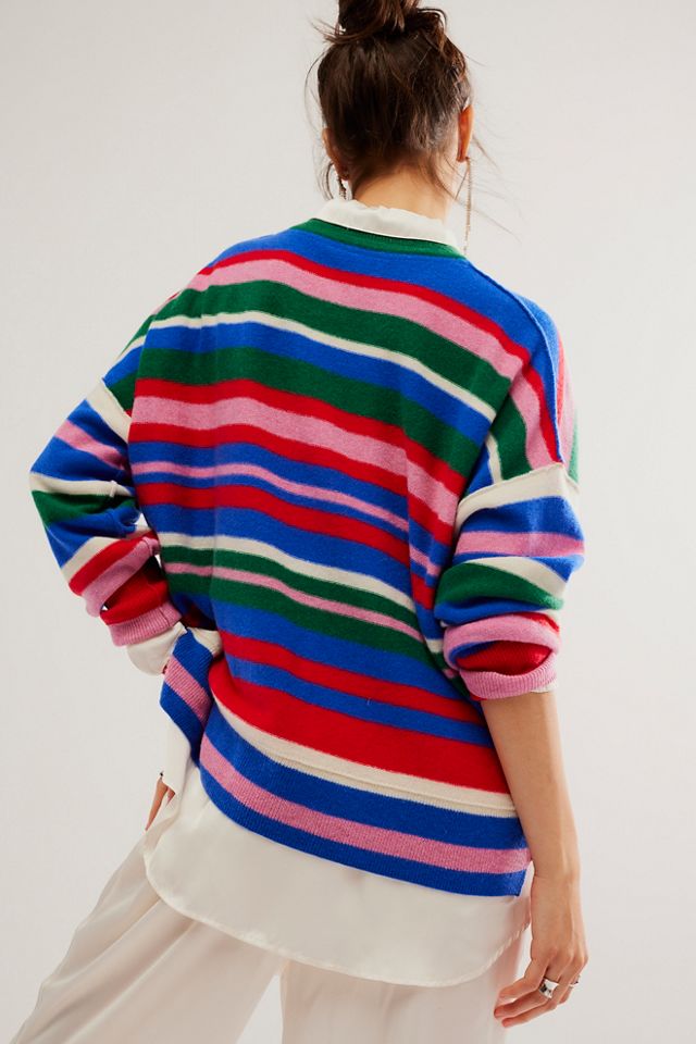 Easy Street Cashmere Multi-Stripe Tunic | Free People