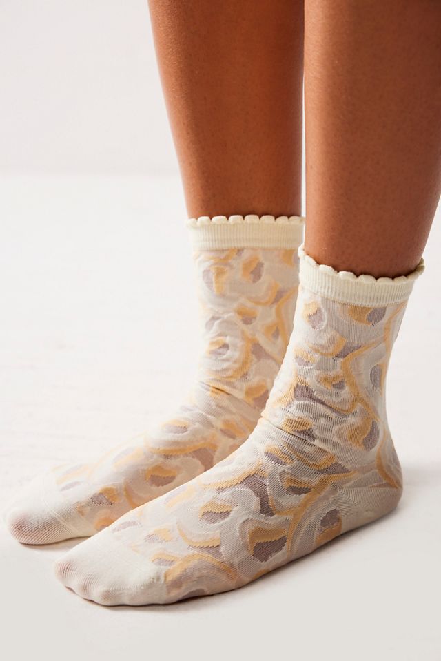 Colorflage Semi Sheer Socks | Free People