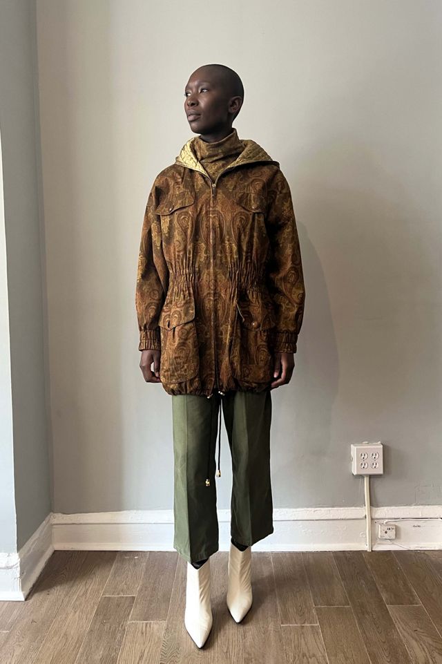 Escada Paisley Printed Parka Selected by Moore Vintage Archive | Free ...