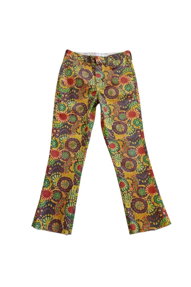 Vintage 1970s Crazy Print Jeans Selected By The Holding Company | Free ...