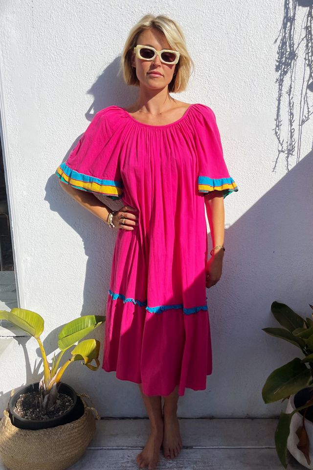 1980s Pink Beach Mumu Selected by Madly Vintage | Free People