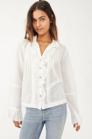 We The Free Savannah Ruffle Buttondown | Free People