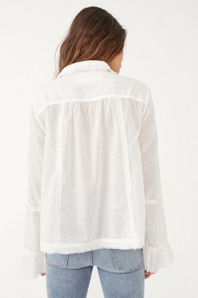 We The Free Savannah Ruffle Buttondown | Free People
