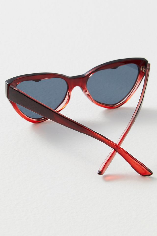 Lore Recycled Heart Cat Eye Sunnies | Free People UK