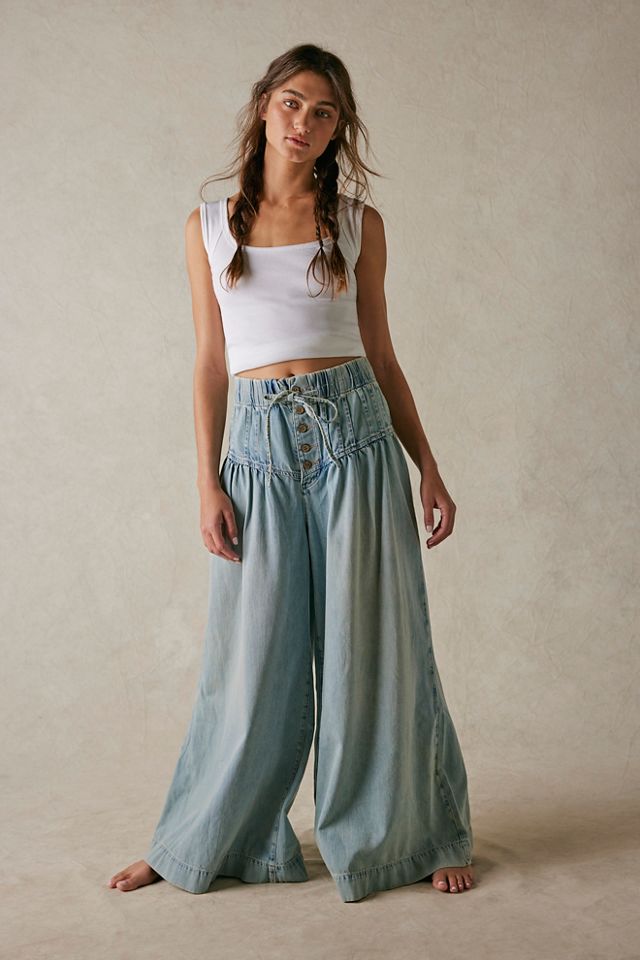 We The Free Forget Me Knot Pull-On Jeans | Free People