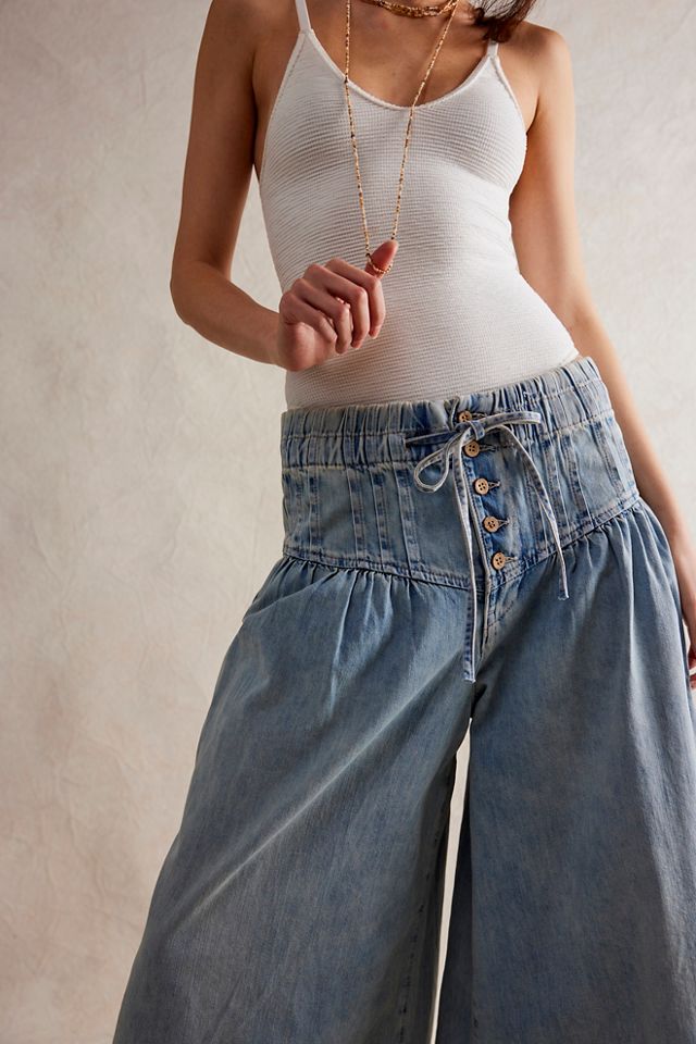 We The Free Forget Me Knot Pull-On Jeans | Free People