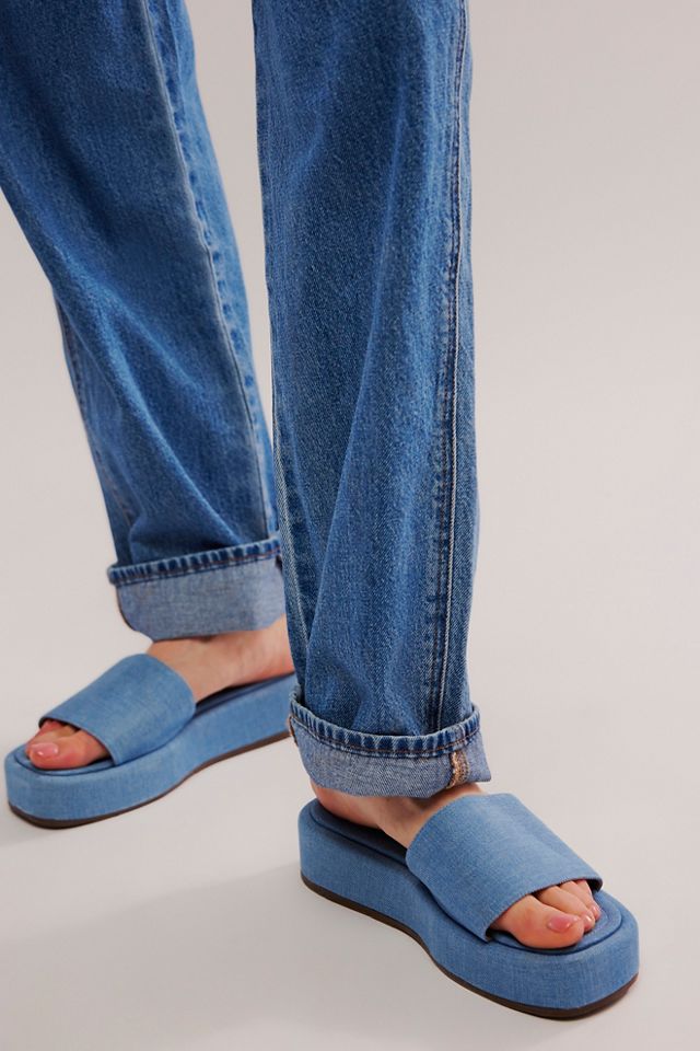 Sun Drenched Slide Sandals | Free People