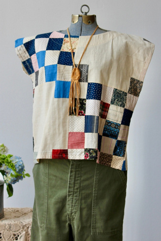 The Highlands Foundry Natural Quilted Box Top | Free People