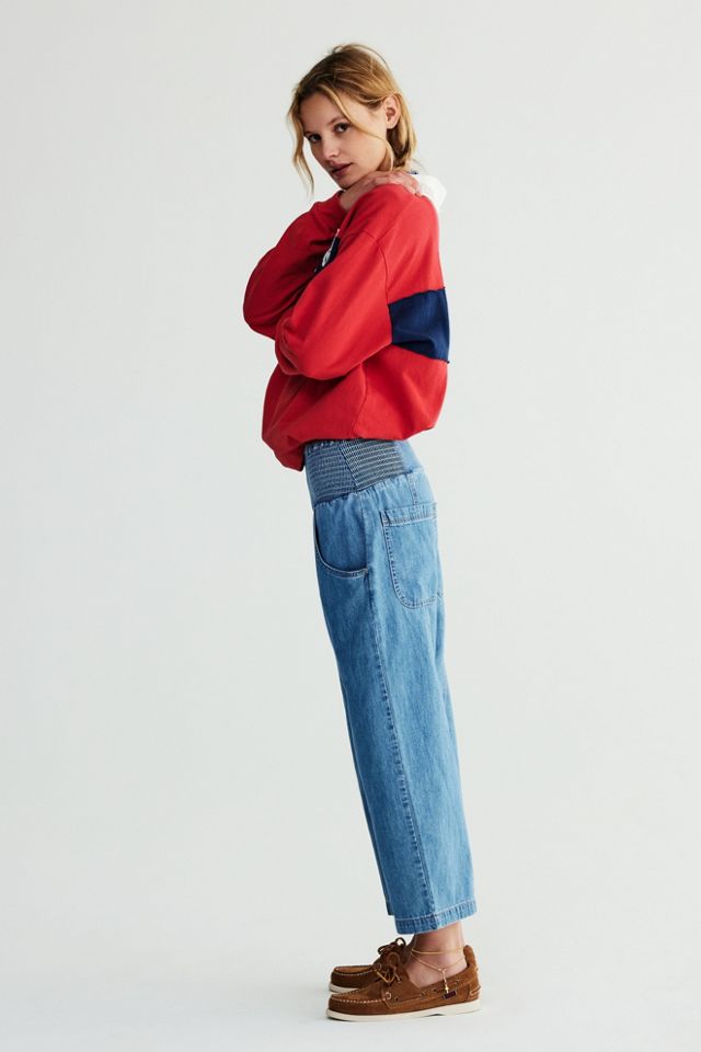 We The Free Lunan Crop Harem Jeans | Free People UK