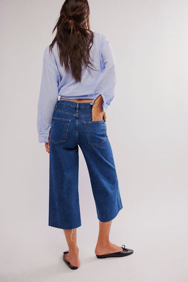 FRAME High-Rise Easy Capri Jeans | Free People UK