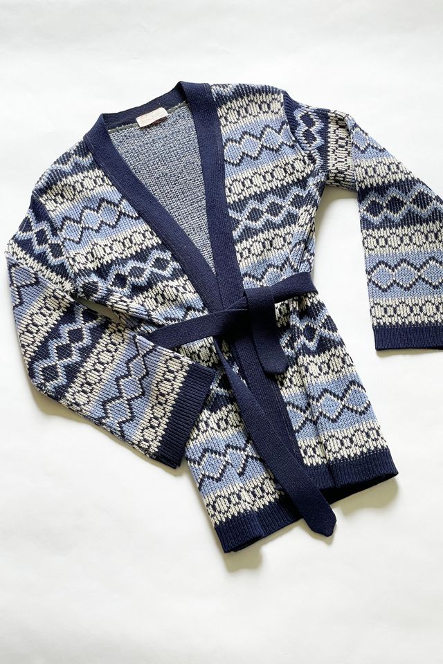 Vintage 1970's Striped Wrap Cardigan Selected by FernMercantile | Free ...